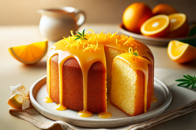 The Best Moist Orange Cake Recipe - A Citrusy Delight - Tasty Recipe Time